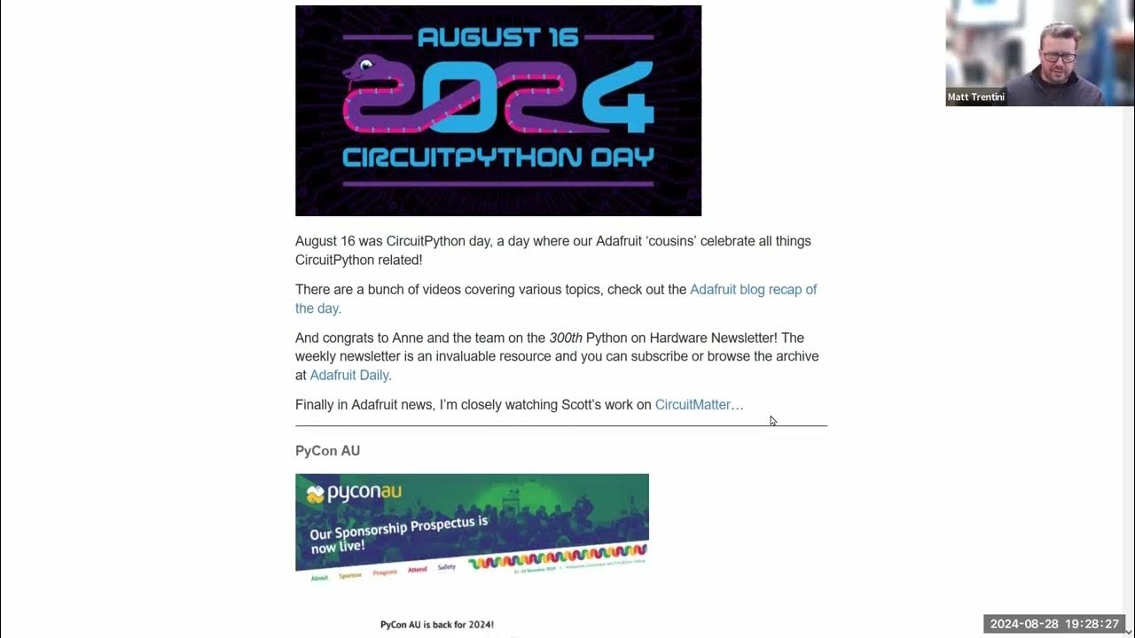 Micropython Meetup August 2024 Youtube