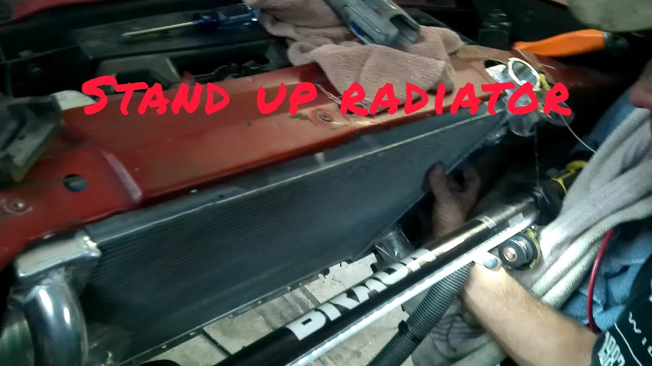 Fourth Gen Fbody stand up radiator On3 - YouTube