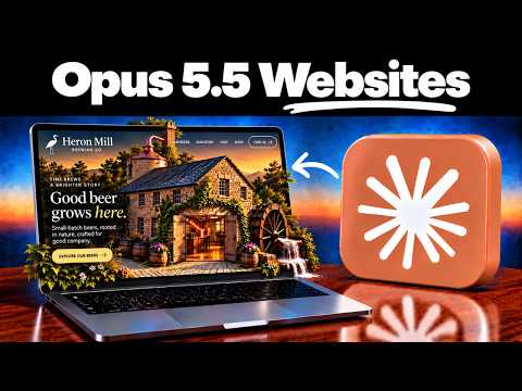Build a $10K Website With Claude Opus 5.5 (No Code, Full Tutorial)