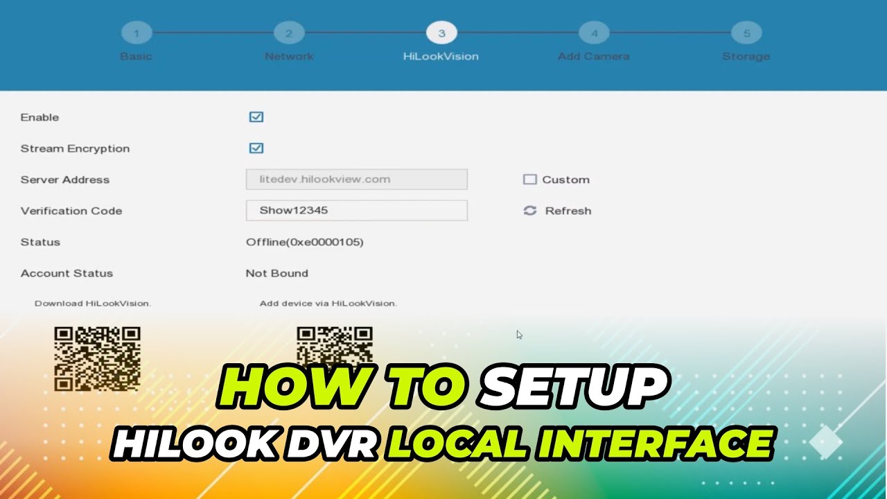 How To Setup HiLook DVR - YouTube