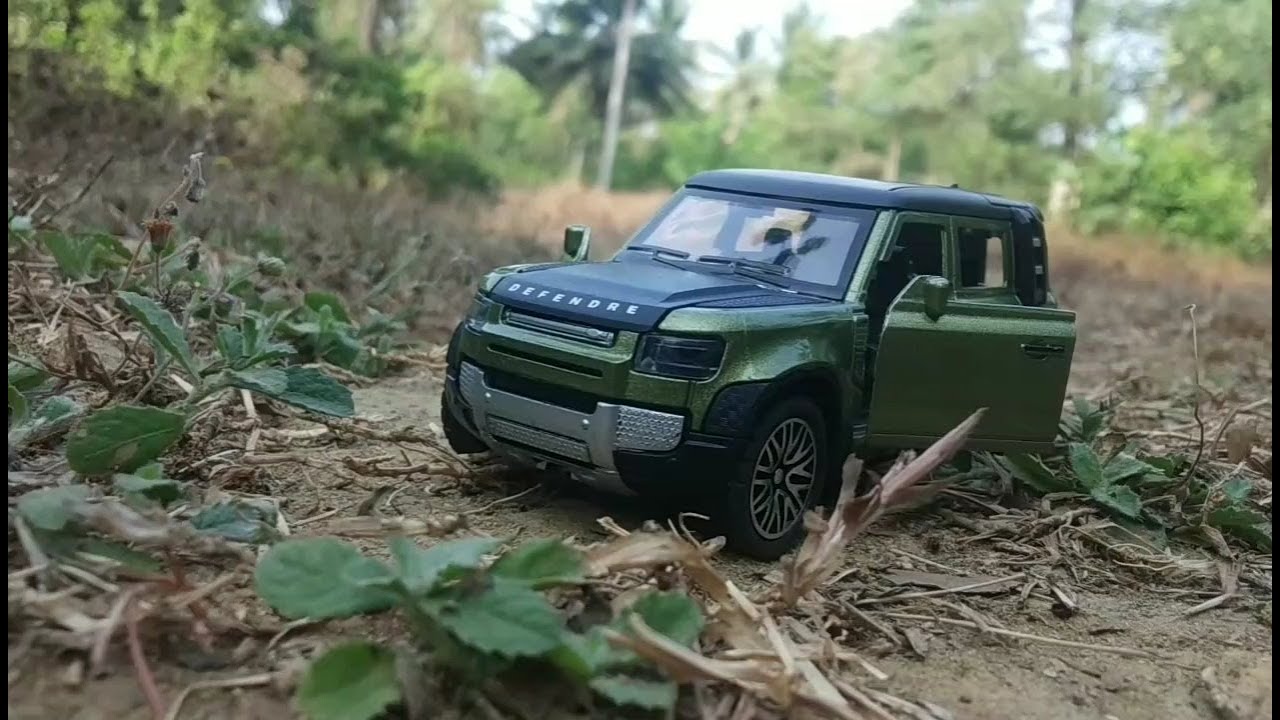 Mini Land Rover Defender Toy Car Driving | Miniature Car | Toy Car For ...