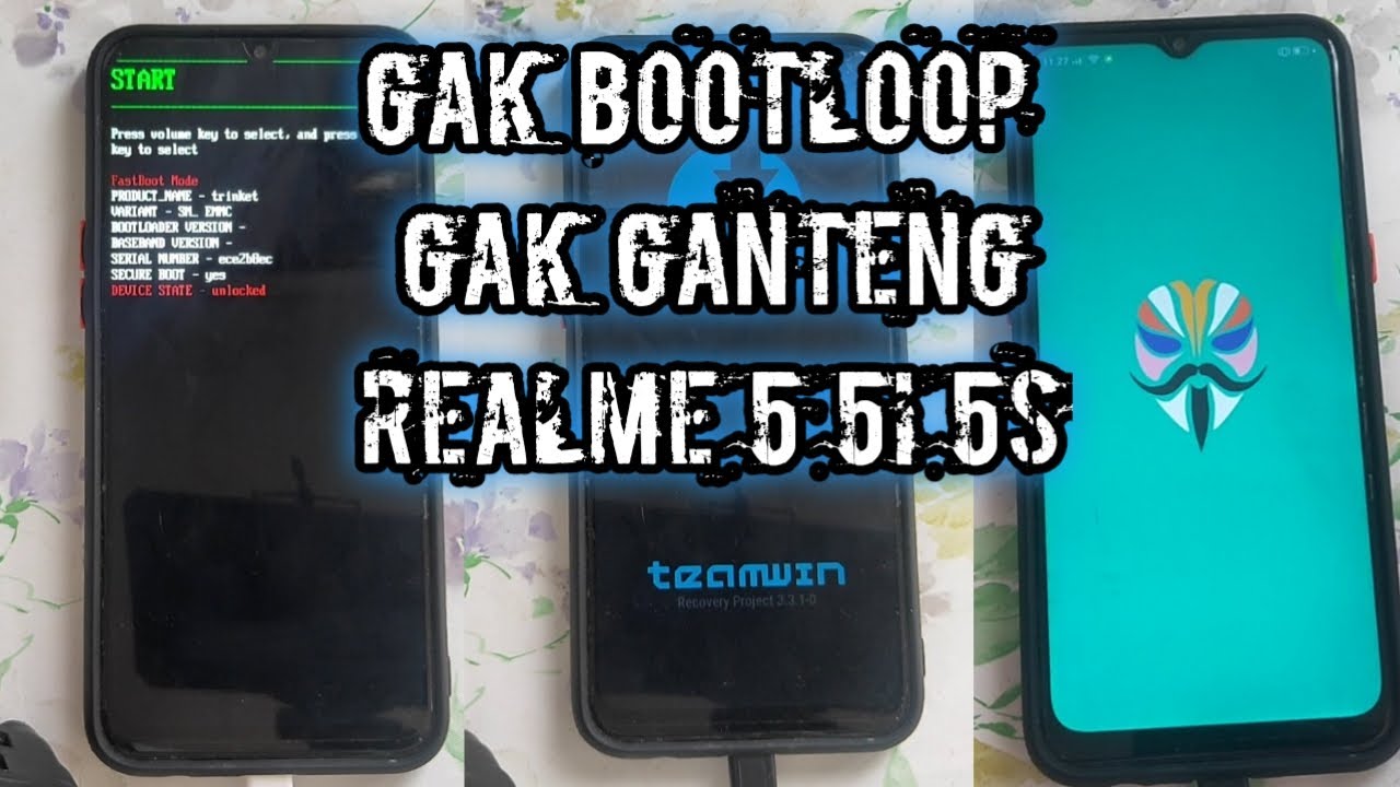 Cara unlock bootloader Realme 5 5i 5s || Pasang Twrp Dan Root || Fix ...