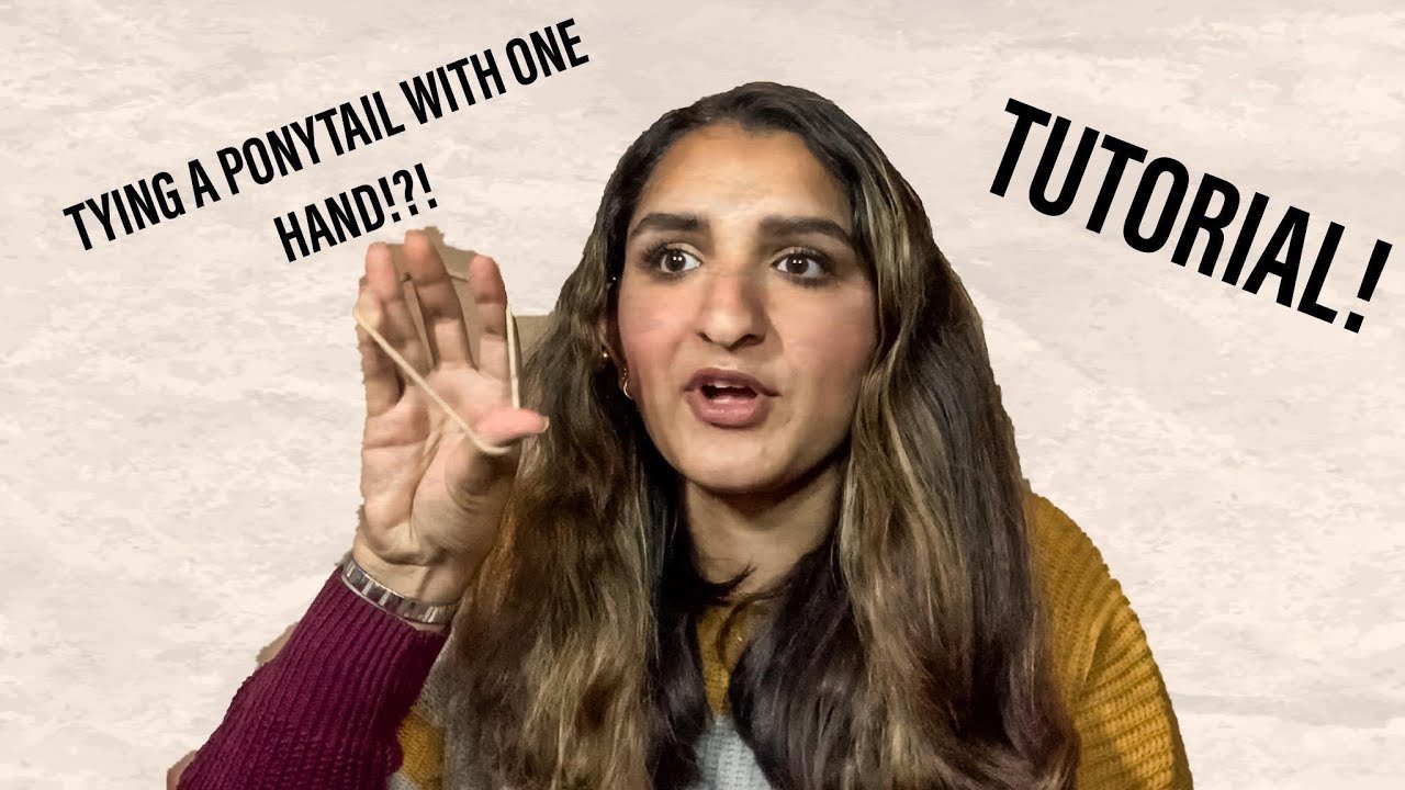 HOW TO TIE A LOW PONYTAIL WITH ONE HAND || One Hand Wonders - YouTube