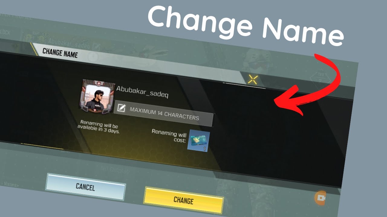 How to change the name in call of duty mobile Season 05 | Chang ...