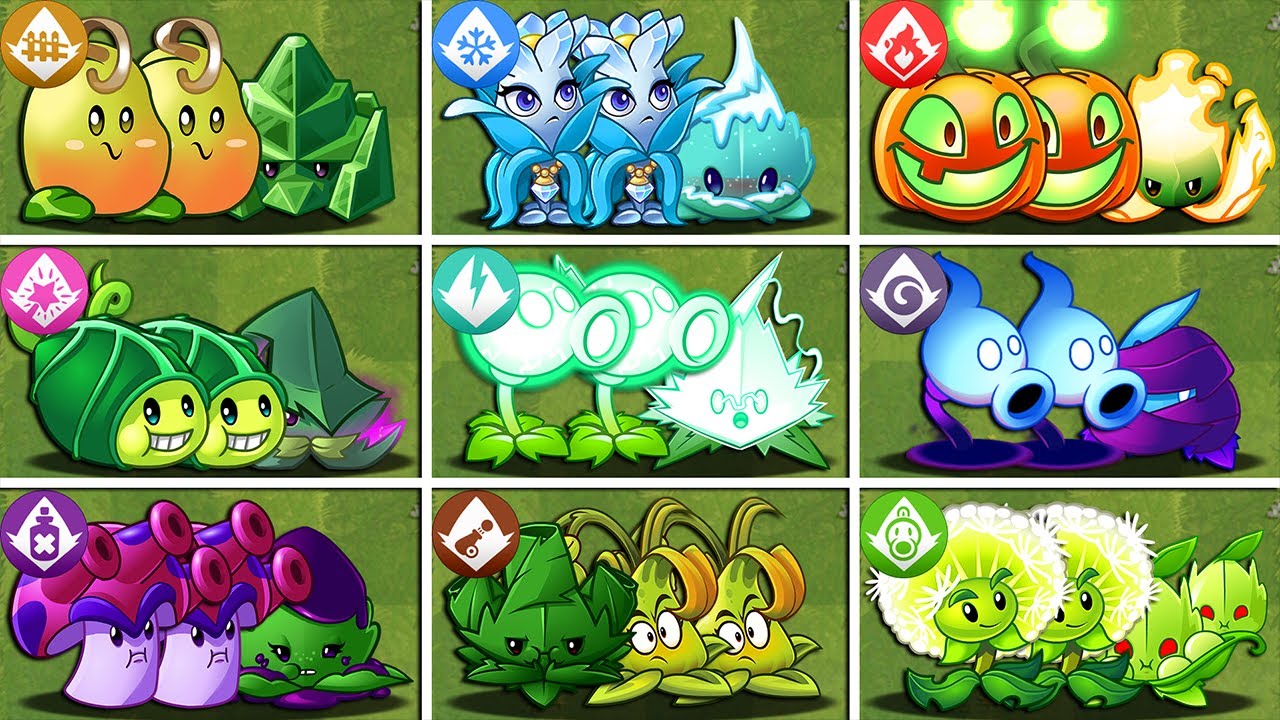 Plants vs Zombies 2 Final Boss - Every Premium & Mints Plants Max Level ...