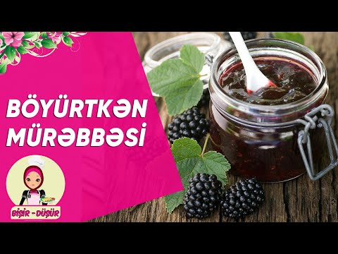 🔴 QIŞA HAZIRLIQ BÖYÜRTKƏN MÜRƏBBƏSİ(BÖYÜRTLƏN REÇELİ NASIL YAPILIR)( ЕЖЕВИЧНОЕ ВАРЕНЬЕ) #mürrəbbə