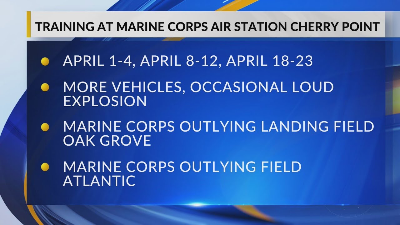 Training exercises happening at Cherry Point this week - YouTube