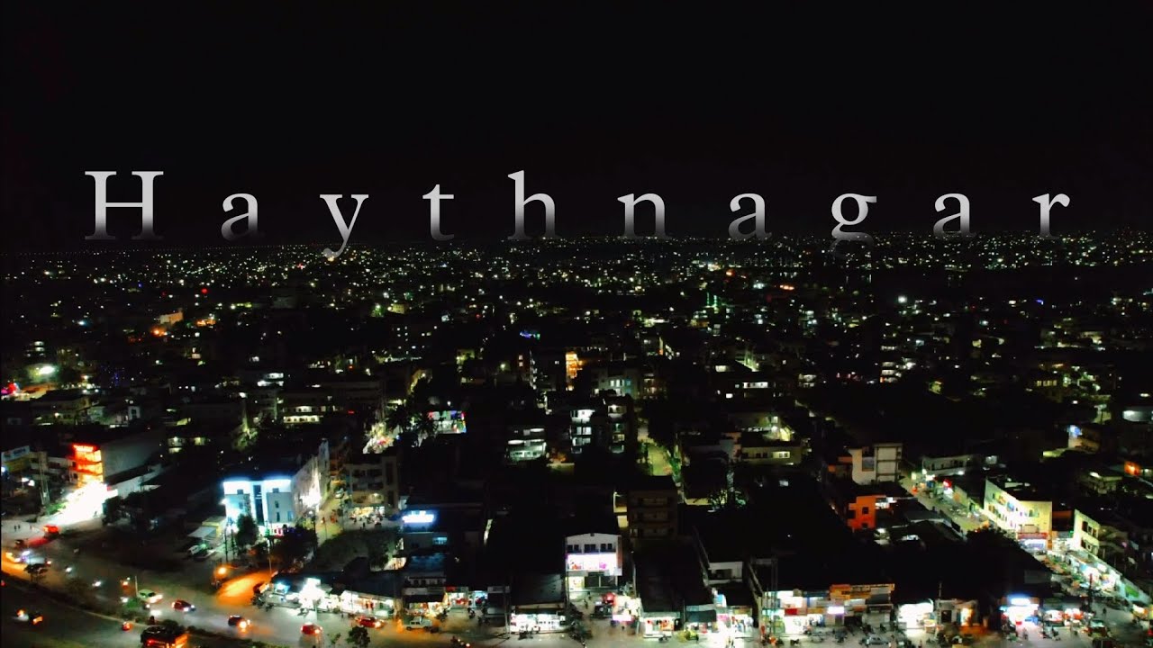 Hayathnagar night Drone View #droneview #photography - YouTube