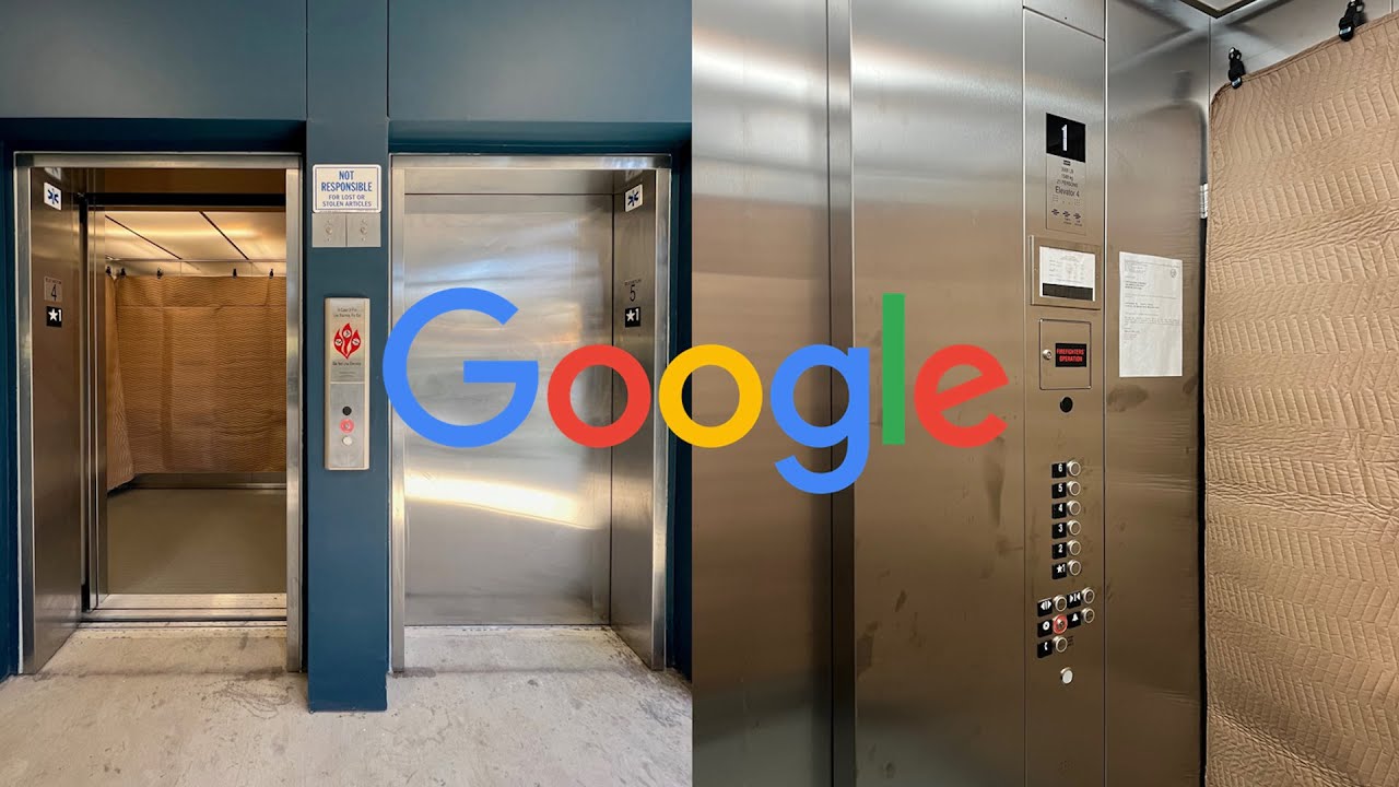 KONE EcoDisc Traction Elevators - Google Ameswell Campus Garage - Mountain View, CA - YouTube