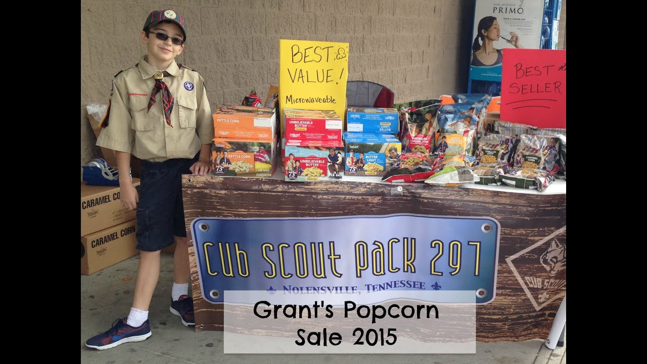 Grant's Cub Scout Popcorn Sale 2015 - YouTube
