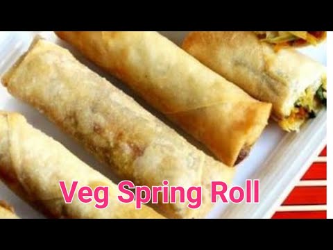 Veg Spring Roll | vegetables Roll | Saro chandra kitchen - YouTube
