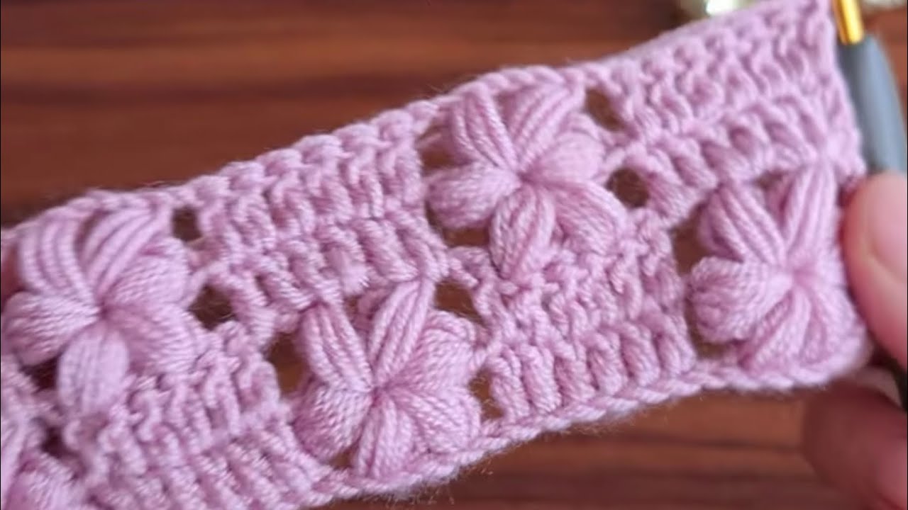 Cómo tejer punto puff para manta de bebé echo paso a paso crochet baby ...