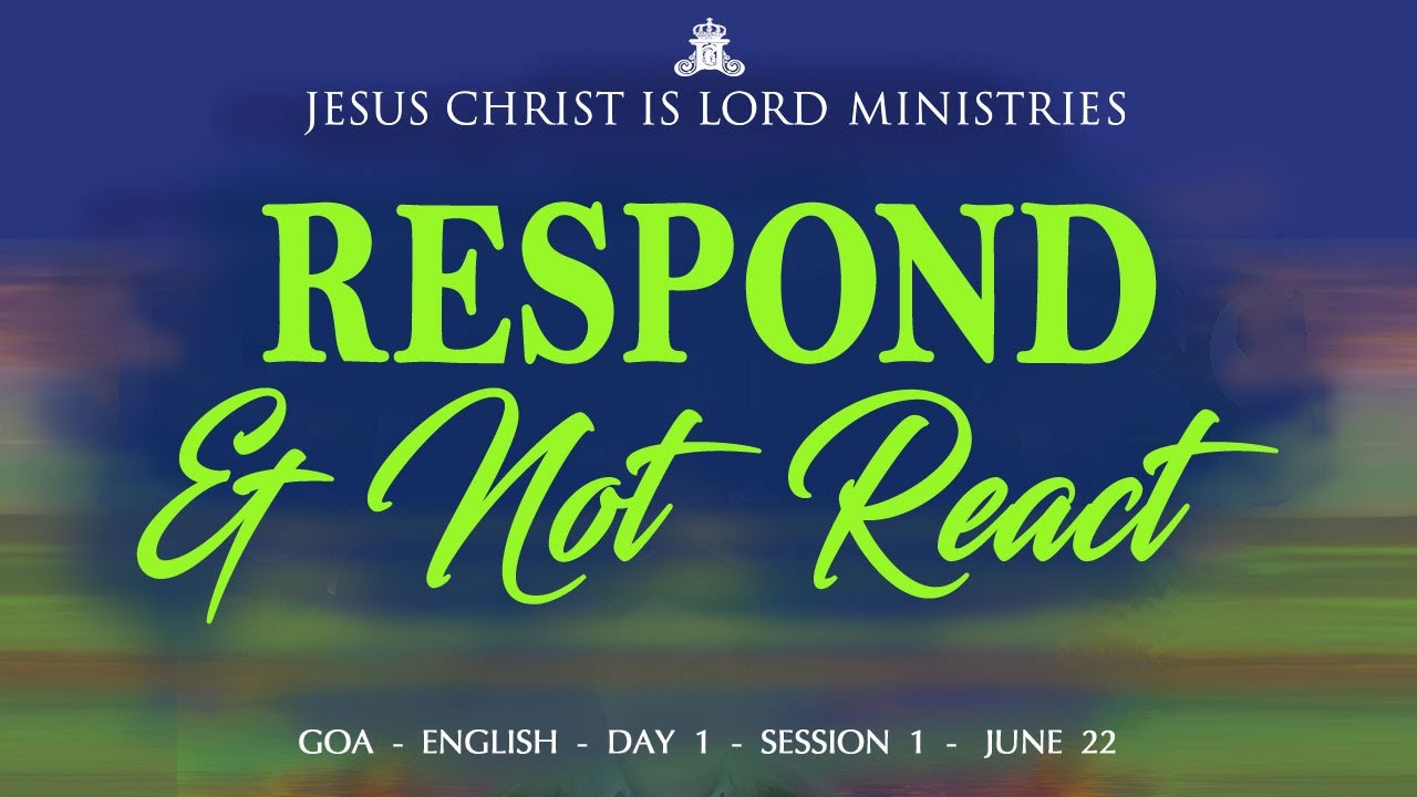 How to Train Yourself to Respond and Not React | Goa Retreat | Day 1 ...