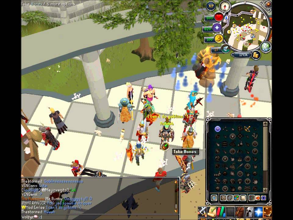 Jagex "Mod Emilee" breaks out some halloween fun! - YouTube