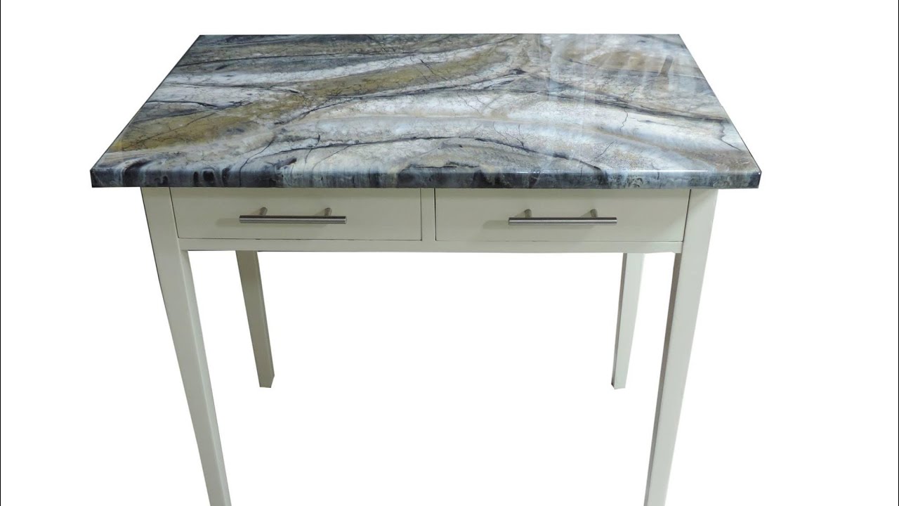 Exotic Granite Desk - YouTube