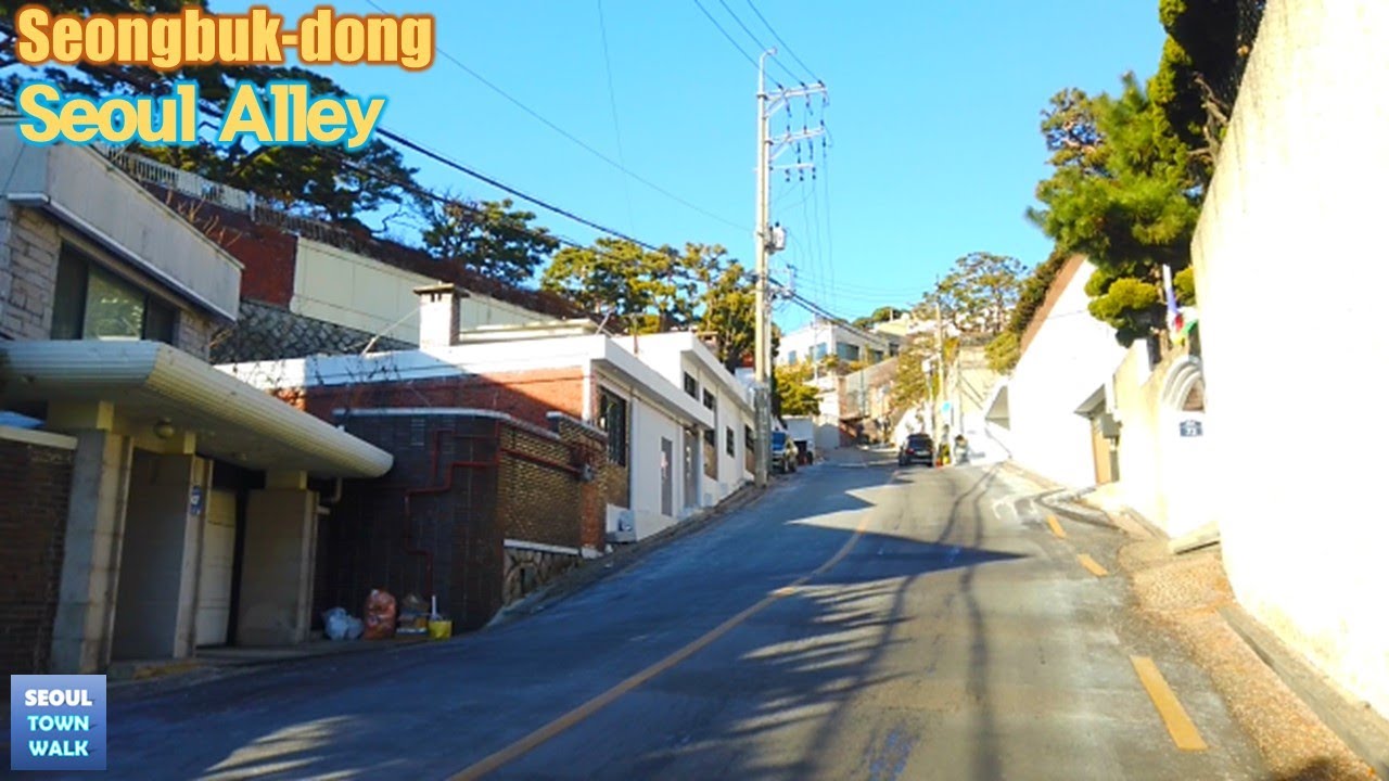서울 골목 걷기 - 성북동 골목 [성북구2] | Walk Seoul Korea - Seongbuk-dong Alleys ...