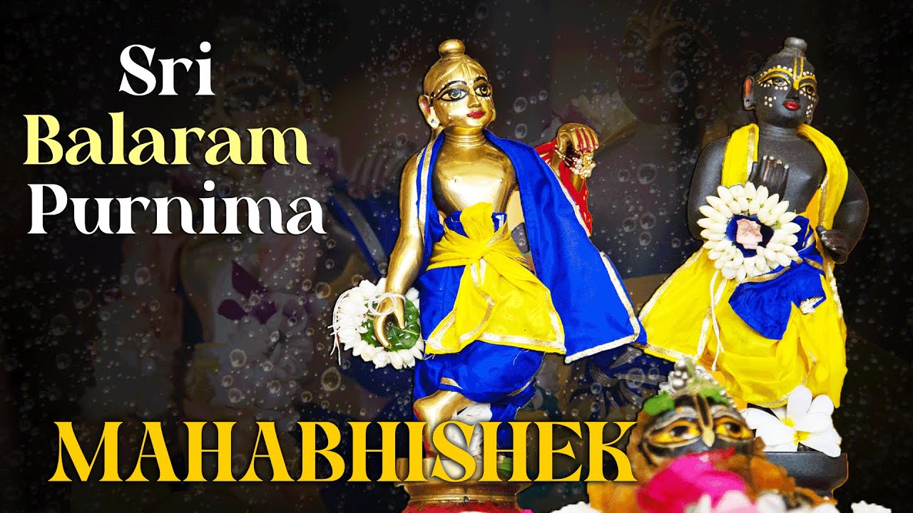 Sri Balaram Purnima Mahabhishek || ISKCON Delhi Live - YouTube