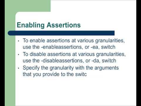 Assertions in Java tutorial - YouTube