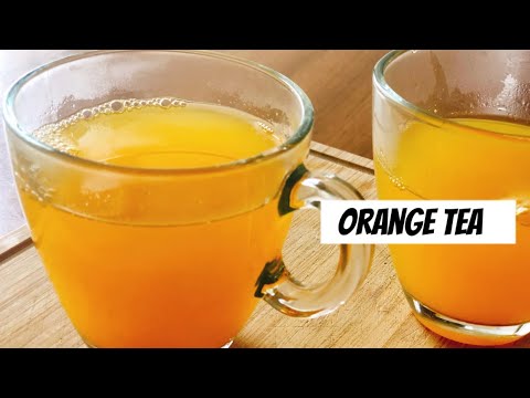 Orange tea| Tea recipe| Fruit tea| flavored tea - YouTube