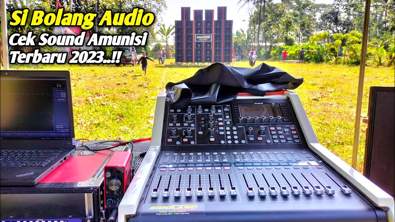 Info Cek Sound Hari Ini..!! Si Bolang Audio Persiapan Cek Sound ...