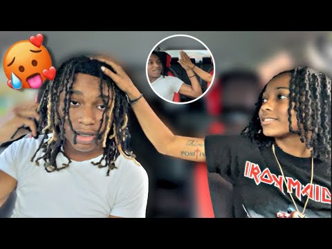 BEING TOO TOUCHY WITH @RockstarJus TO GET HIS REACTION... *he liked it ...