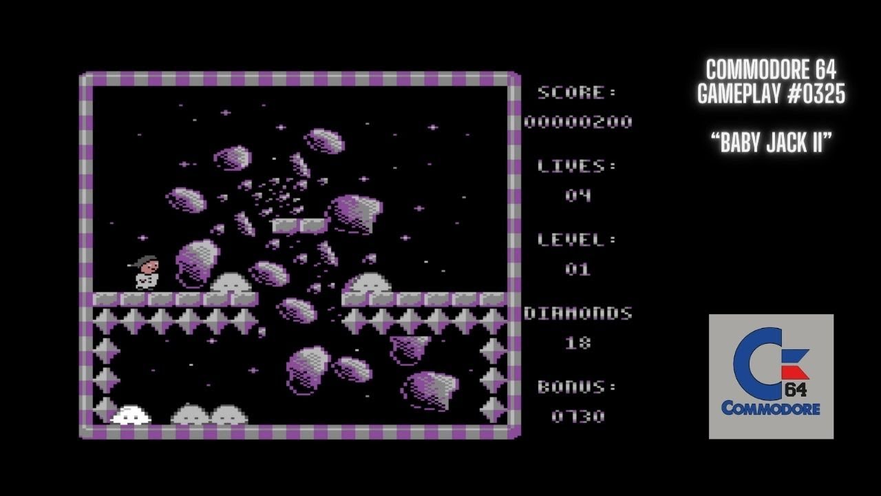 Baby Jack II (Commodore 64 / Gameplay #0325) - YouTube