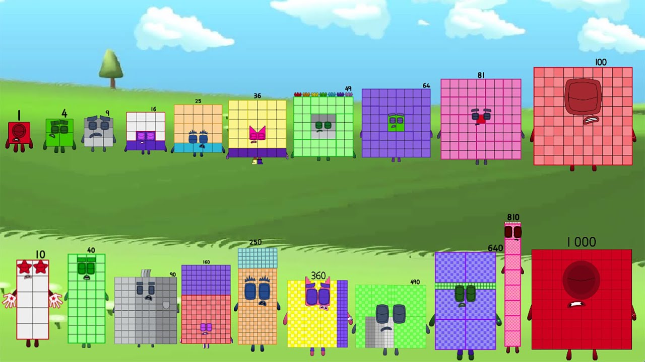 Numberblocks Band but more oblongs and more official squares (Band ...