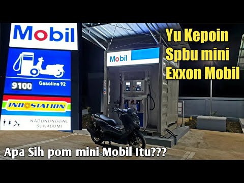 CARI TAU POM MINI EXXON MOBIL | PERDANA ISI BENSIN EXXON MOBIL ⭐⭐⭐ ...