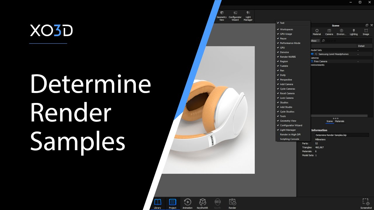 Keyshot Bitesize - Determining render samples for a clean render - YouTube