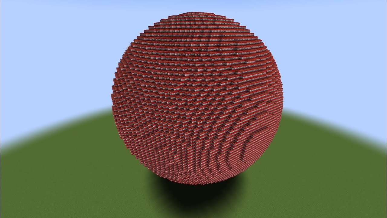 The Massive TNT Explosion v3 |Biggest TNT Explosion. #minecraft #meme # ...
