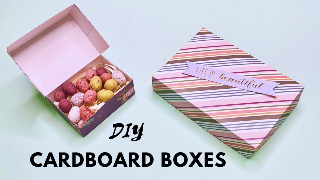 DIY Cardboard Boxes | Gift Box Ideas - YouTube