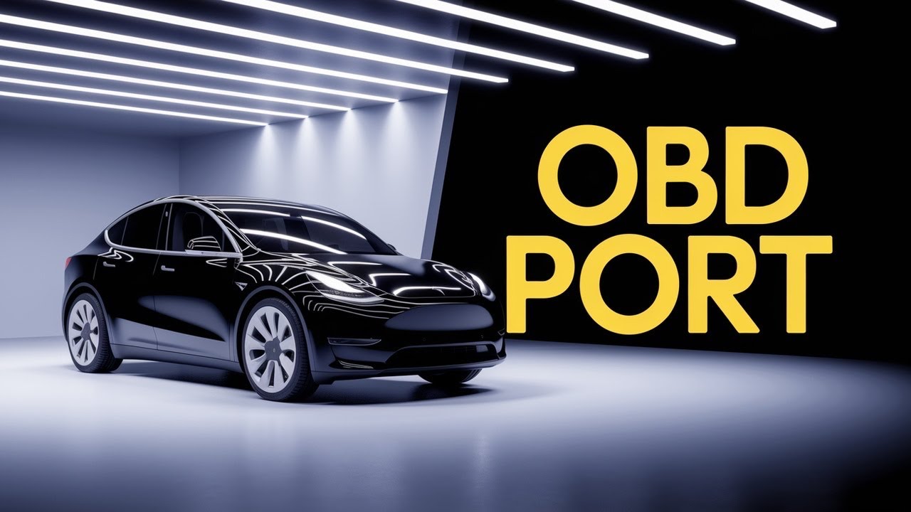 Tesla Model Y (2020–Present) OBD2 Port Location #obdlocation #obdport ...
