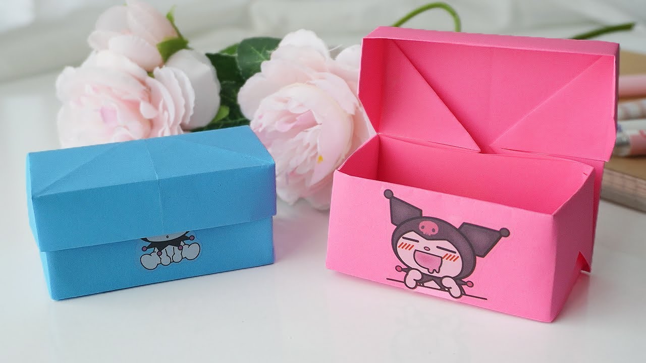 How To Make Pen Box With Paper | DIY Paper Pencil Box Ideas | Easy ...