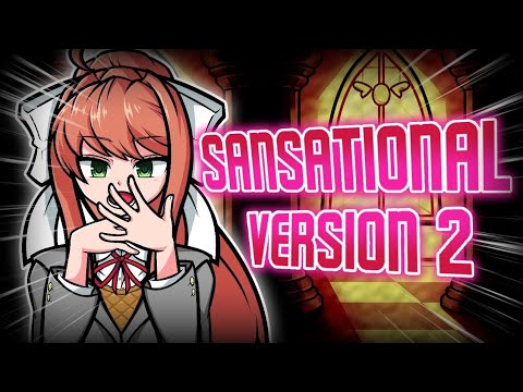 FNF- Sansational V2 Monika Cover | PsychEnngine Port | Android/Pc- FNF ...