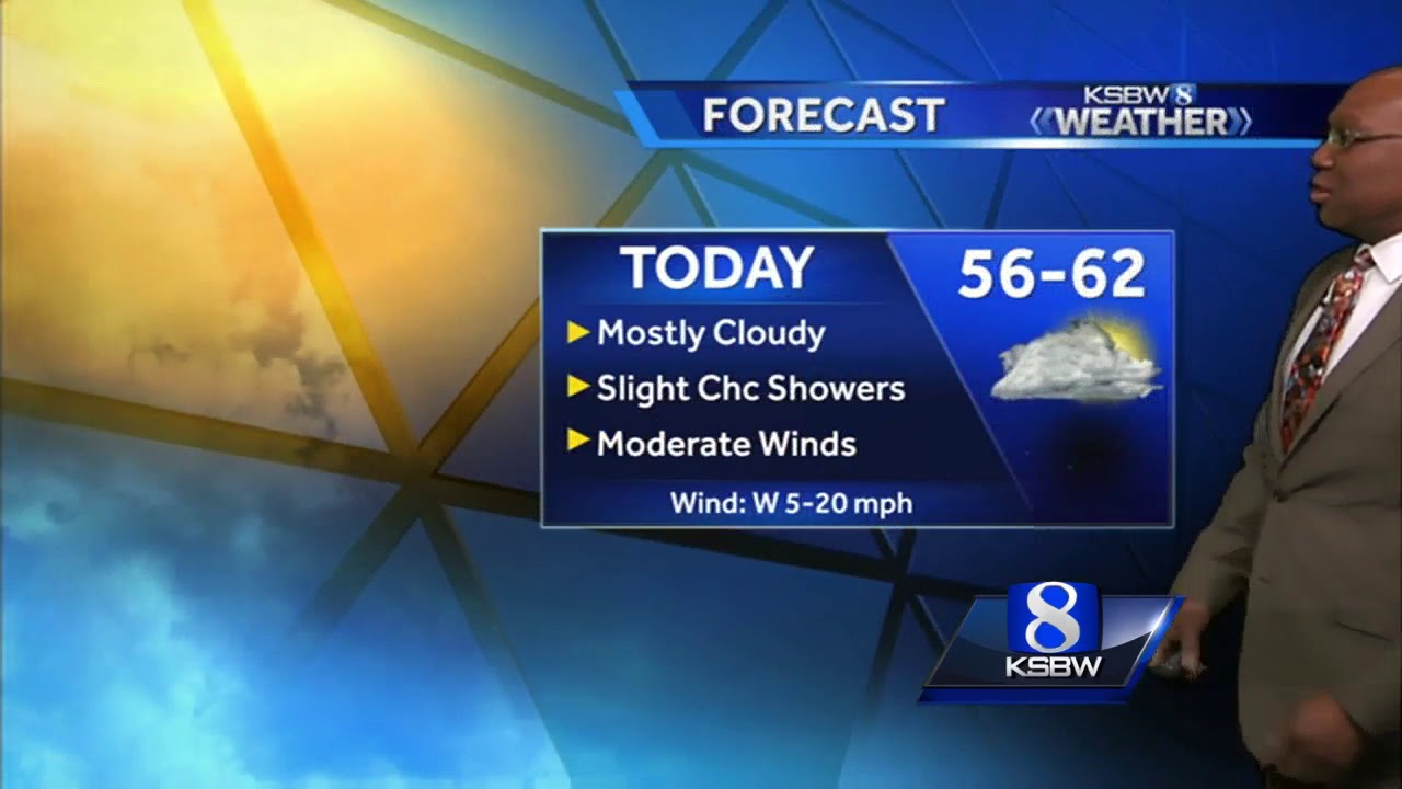Wednesday a.m. KSBW Weather Forecast 1.10.18 - YouTube