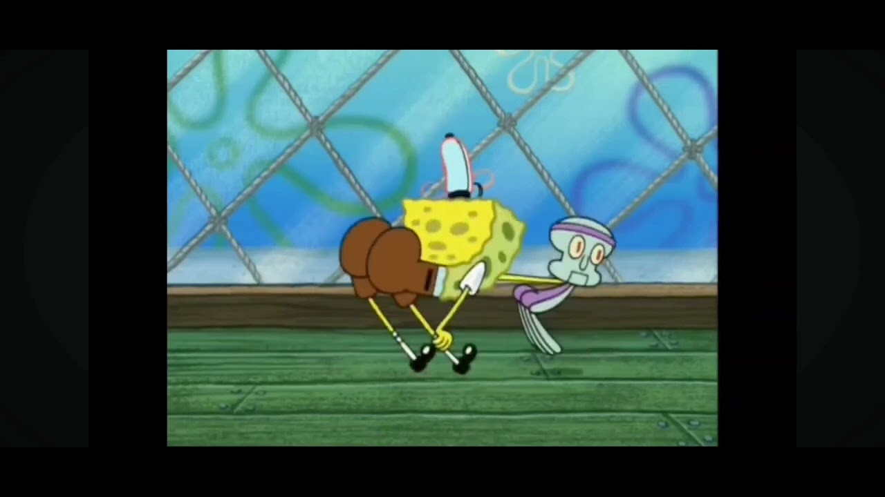 SpongeBob Butt Shaking scene - YouTube