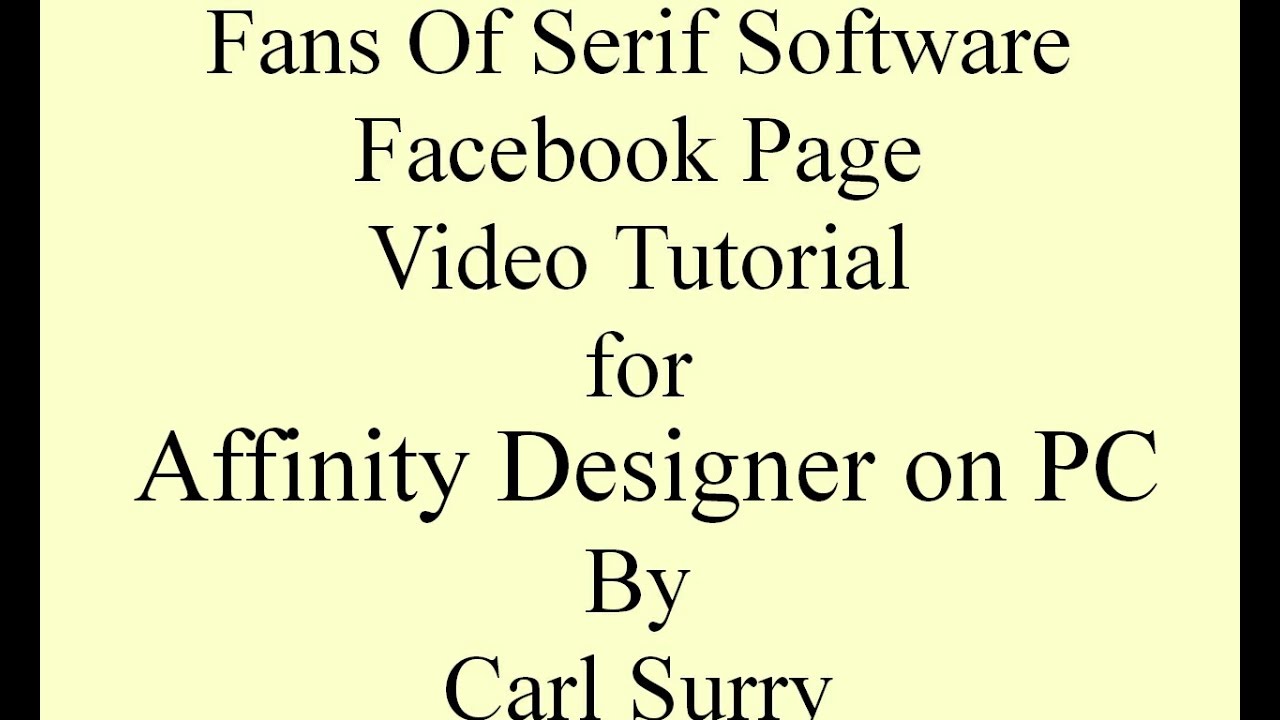 Affinity Designer - Symbols and Groups - YouTube