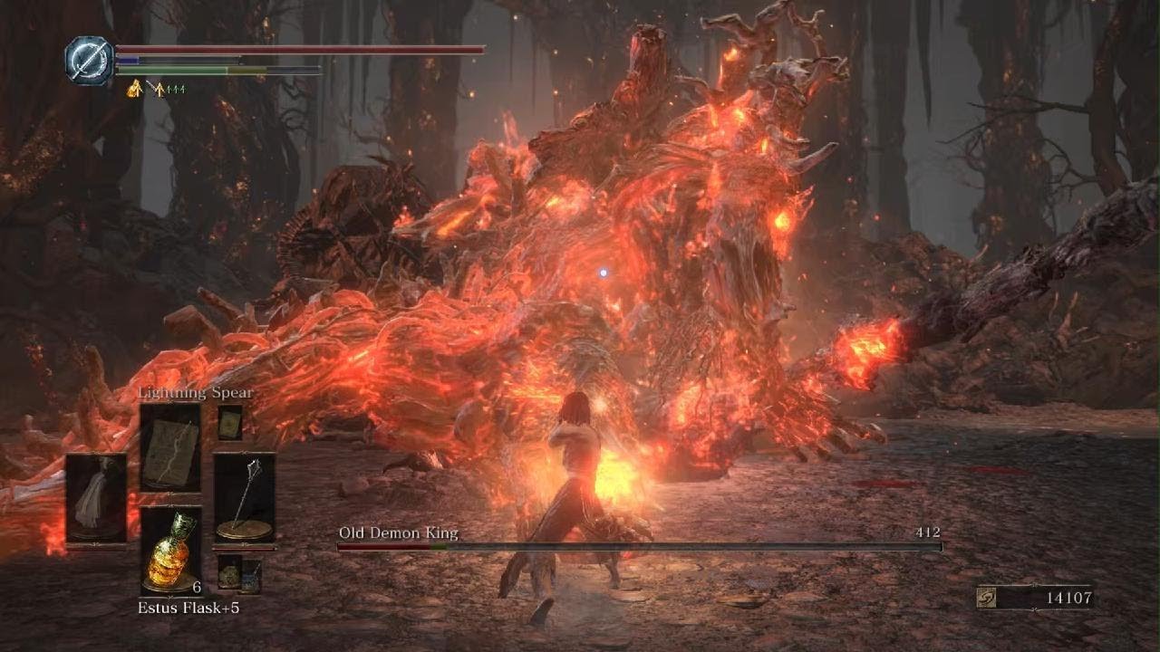 Bonking Old Demon King as Radagon from Elden Ring - DARK SOULS III ...