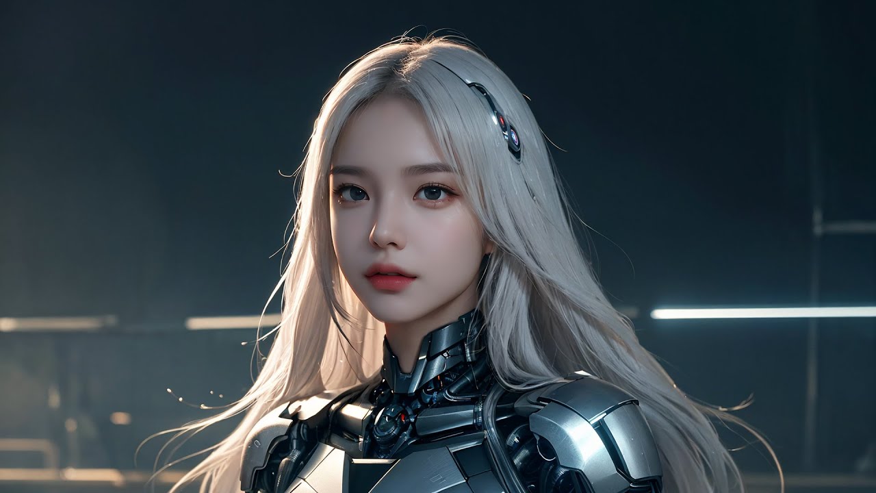 Lovely Cyborg Girls | Futuristic Model Photos by AI - YouTube