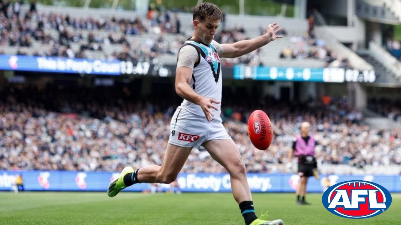 Zak Butters Round 6 AFL Highlights (31 Disposals) | 2024 - YouTube