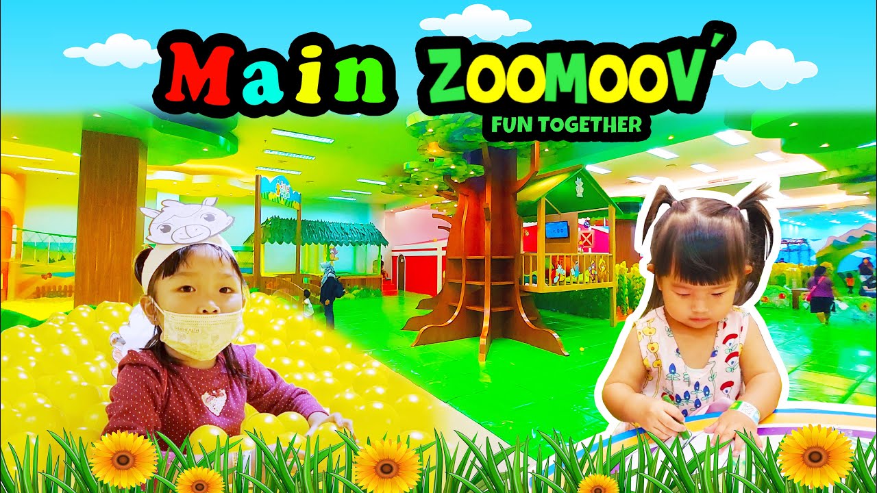 Main di Zoomoov Playground | Melukis Dengan Cat yang Menyala di ...