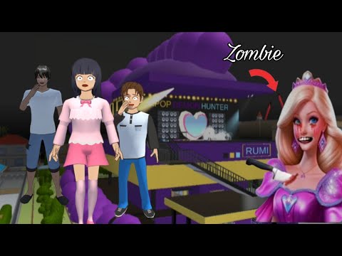 Else Zombie Haunted Yuta Mio Changes Her House into krop Demom Haunter Rumis House 😱 Sakura school 👺
