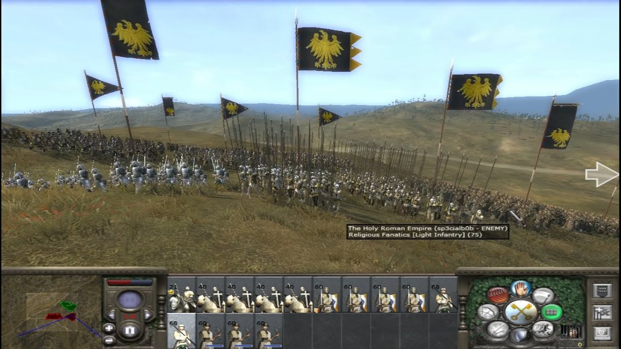 Medieval II total war:1vs1 Papal States vs Germany (V-4) - YouTube