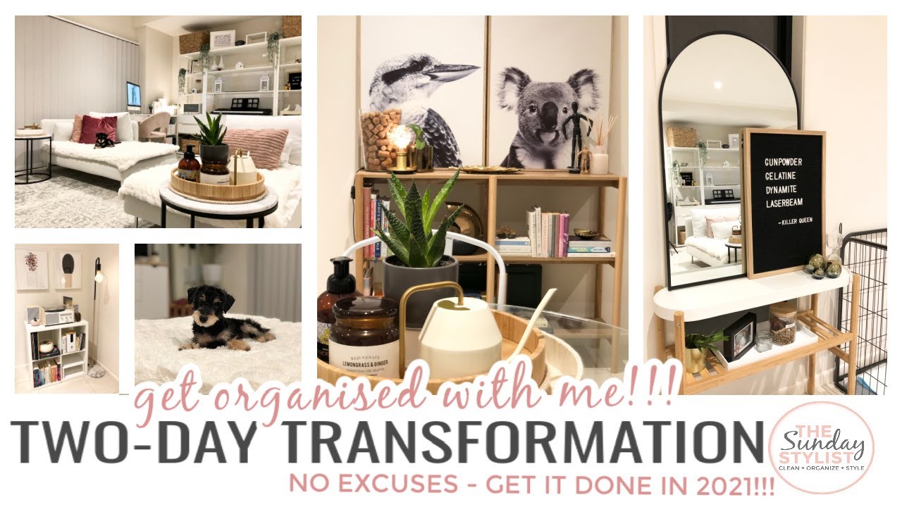 GET ORGANIZED WITH ME!!! - Huge 2-day lounge/office makeover ...