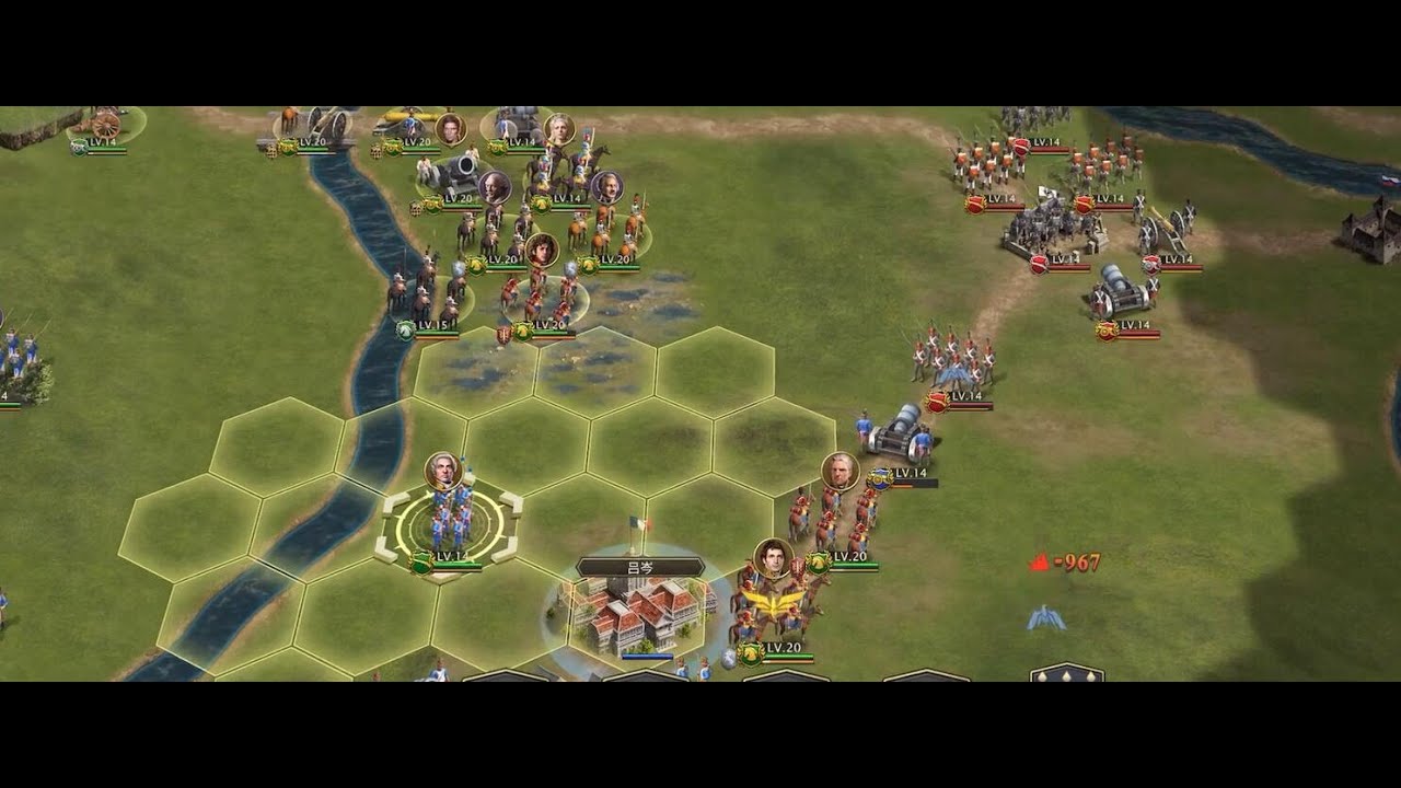 Grand War: Army Strategy Game 4-8 Battle of Lutzen 3 star - YouTube