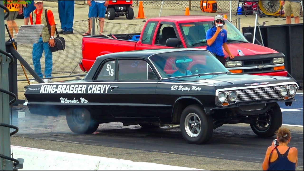 Drag Racing Classic 1963 Chevy Impala 4 speed Manual - YouTube