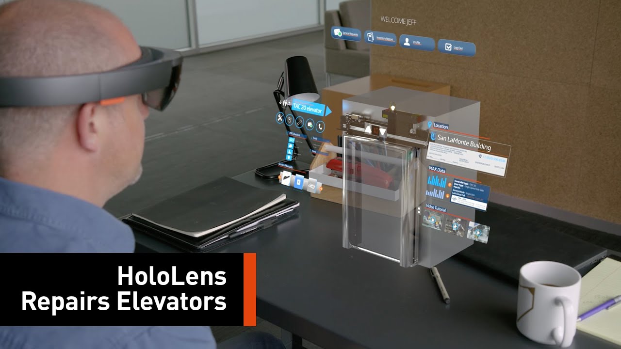 HoloLens Repairs Elevators - YouTube