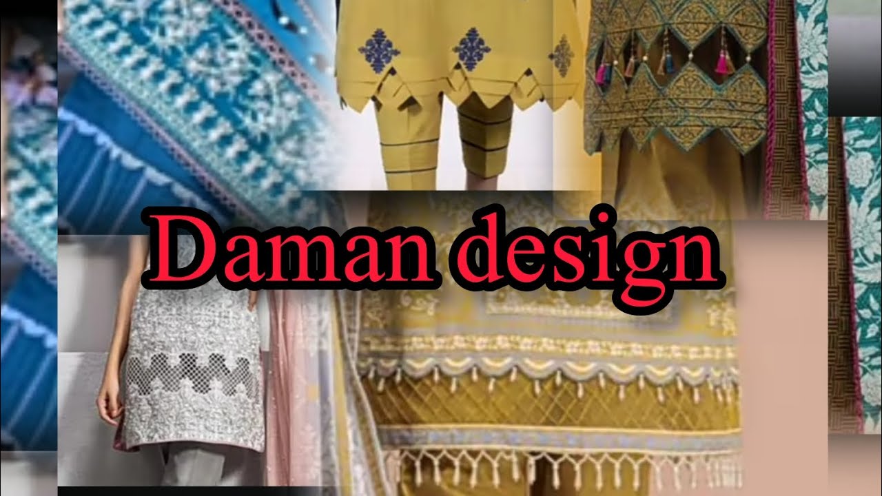 Daman design ideas, daman design 2024\ latest Daman design\kameez Daman ...