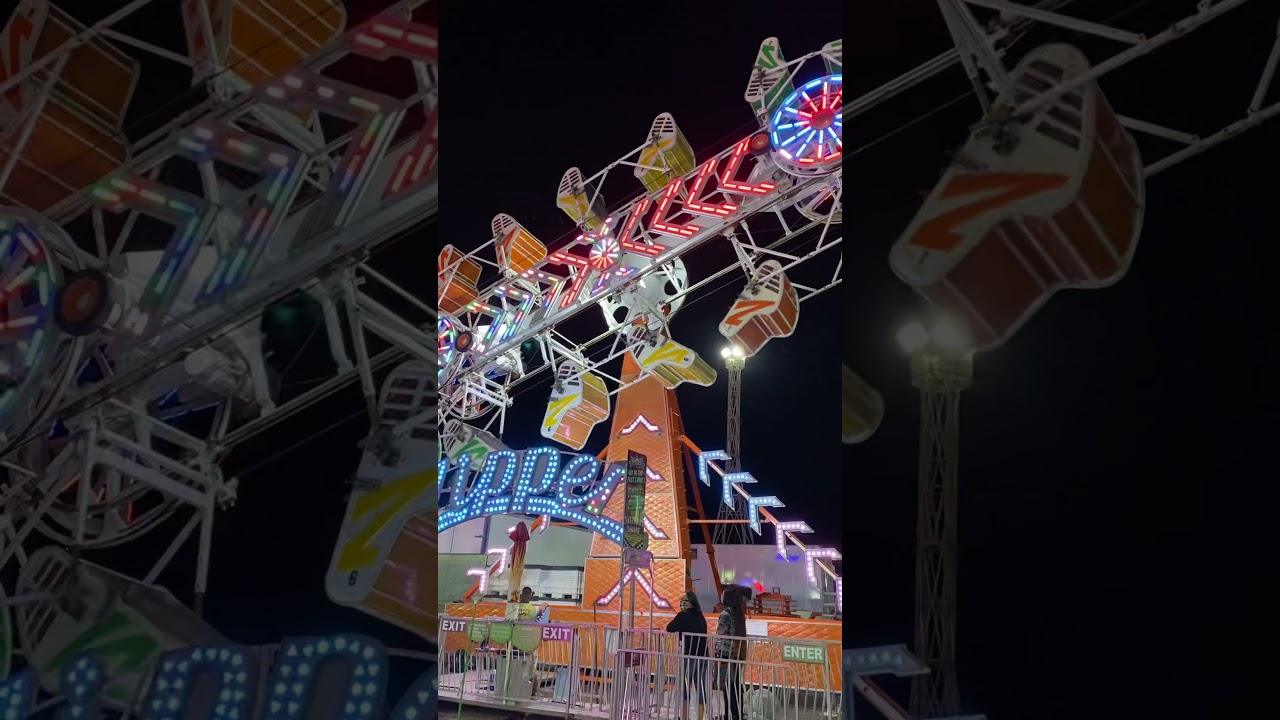 Zipper Carnival Ride at the Arizona State Fair 2021 - YouTube