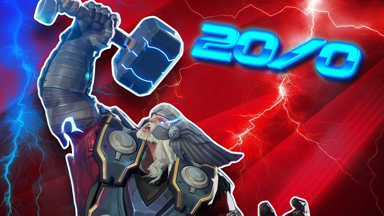 THOR FLYING TECH!! - MARVEL RIVALS 20/0 THOR GAMEPLAY - YouTube